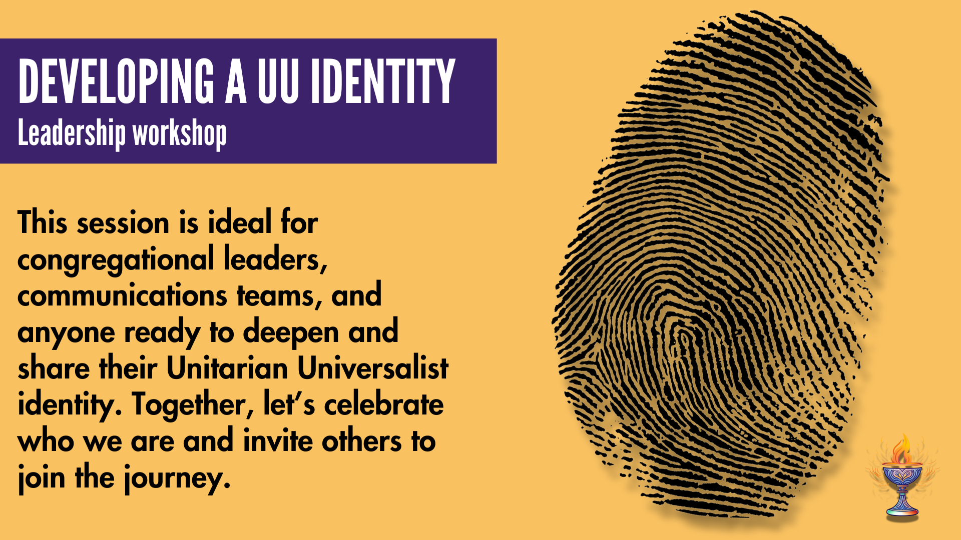 Leadership Workshop Developing a UU Identity (12/15) - BridgesUU